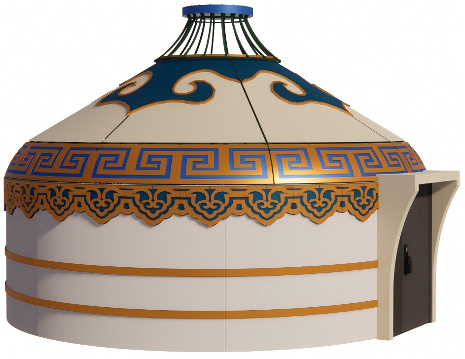 Luxury Double-Slope Space Yurt
